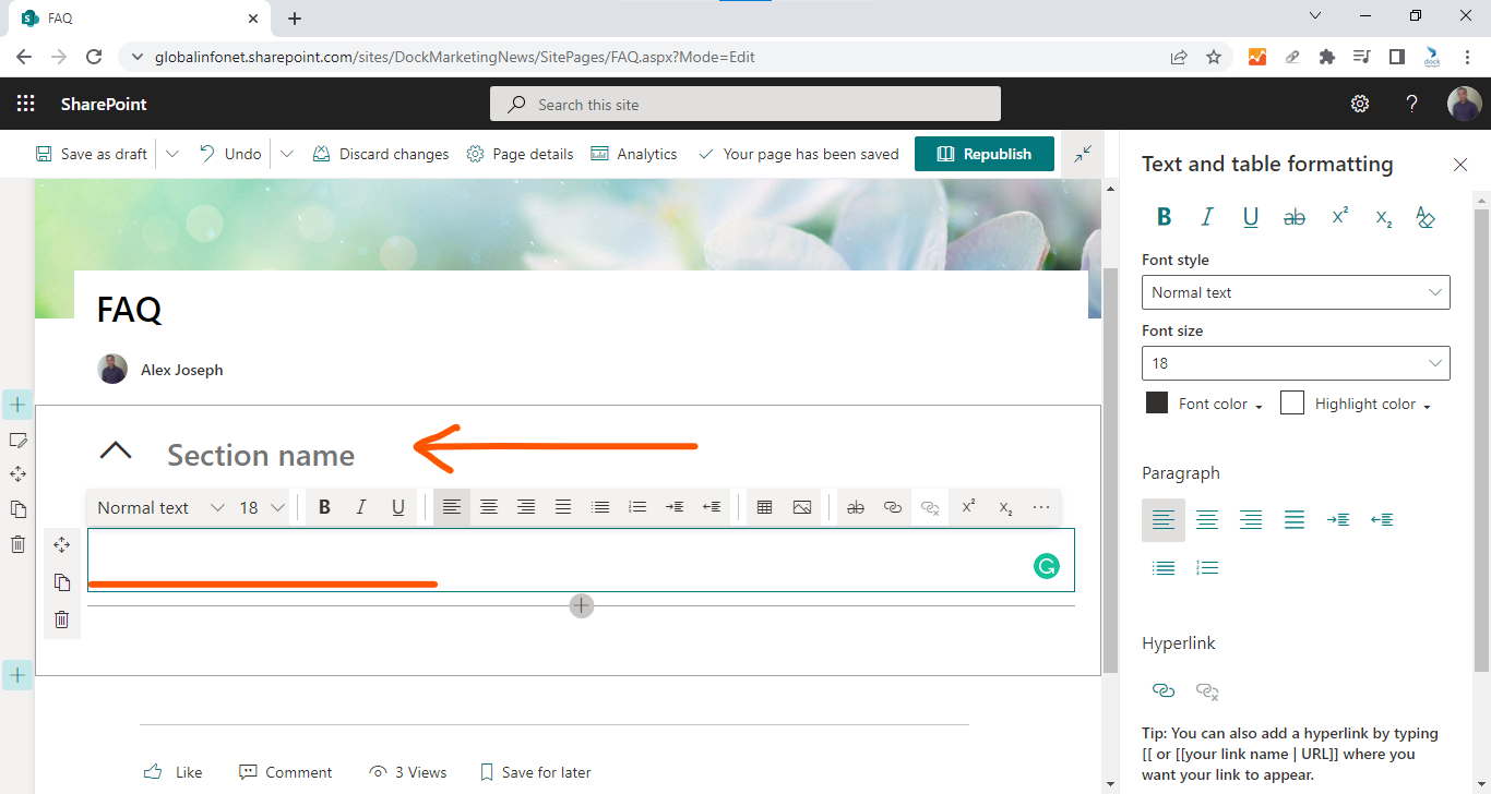 How to Create a Collapsible FAQ Section in SharePoint Online